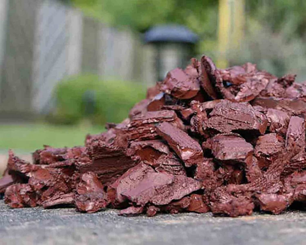 Dark Terracotta Rubber Chipping 20kg - Resin Drives Trade
